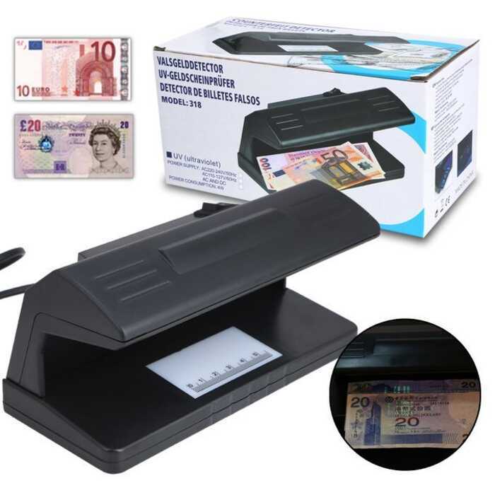 Money Detector UV Light Purple Paper Counters And Instrument For ...
