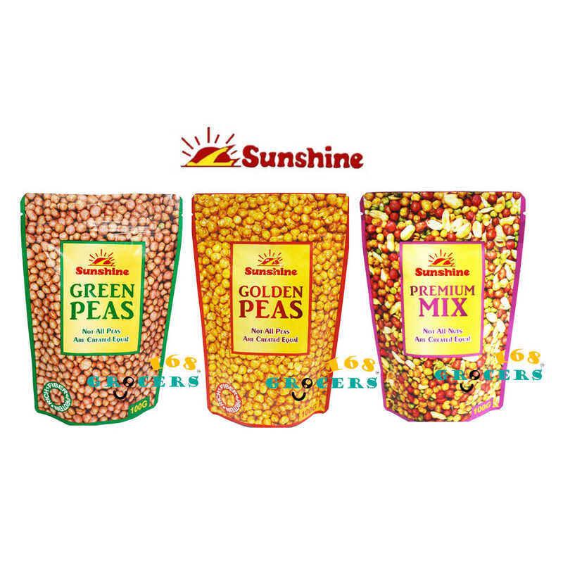 Sunshine Green Golden Peas / Premium Mix 100G (Resealable Stand Up ...