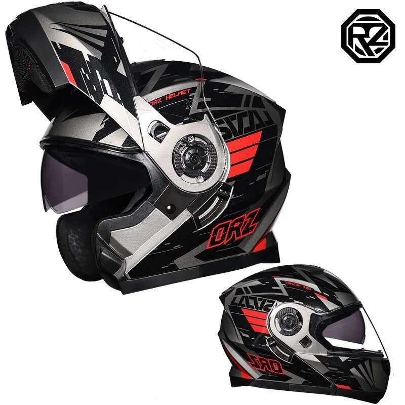 Orz Mm Motorcycle Men Women Travel Half Helmet High Definition Lenses ...