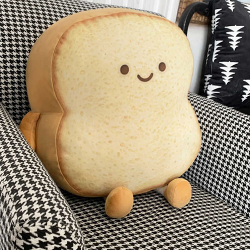 Ywcrtoast Sliced Bread Creative Soft Plush Pillow Sofa Cushio Doll Toy ...