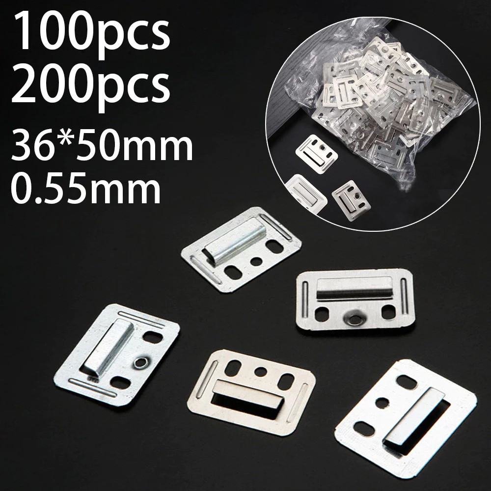 200pcs Wall Cladding Clip/Wpc Wall Fluted Panel Clip/fluted panel clip ...