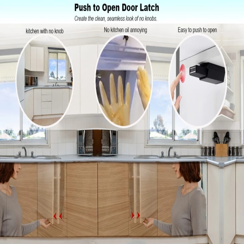 Magnetic Door Catches Heavy Magnet Cabinet Catch Push To Open 4pcs For ...