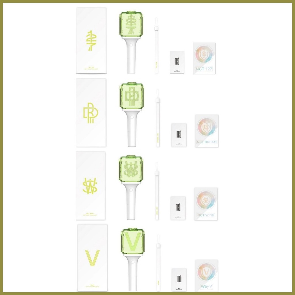 ۩ NCT - [ OFFICIAL LIGHT STICK ] ( NCT 127, DREAM, WISH, WAYV) | Shopee ...