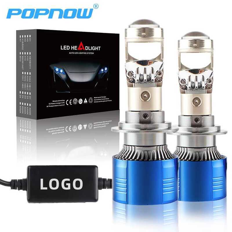 Power High Beam 110W 25000 Lumens Projector Lens H4 H7 H11 9005 9006 ...