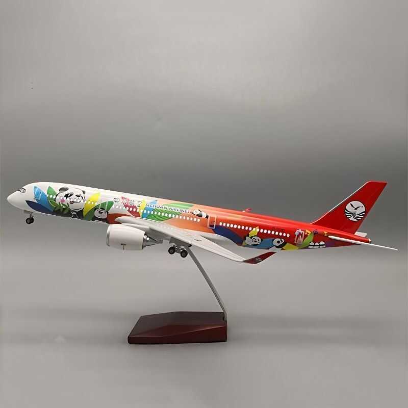 A350 Sichuan Air Panda No. Simulation Airplane Model Airplane Model ...
