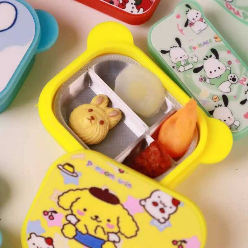 Simulation Miniature Baby Bento Model Toy Dollhouse Accessories Blind ...