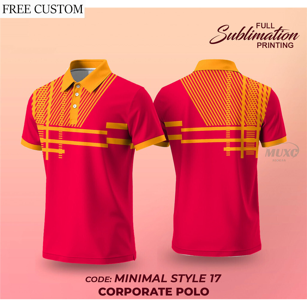 [FREE CUSTOME] Full Sublimation SK Polo Shirt Customized school ...