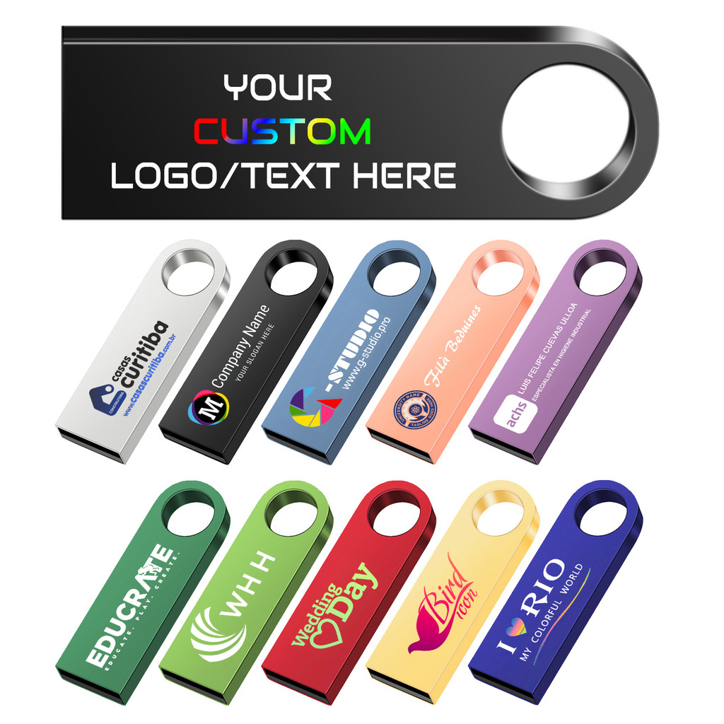JASTER 1PCS Free Custom logo USB flash drive 128GB Color printing ...
