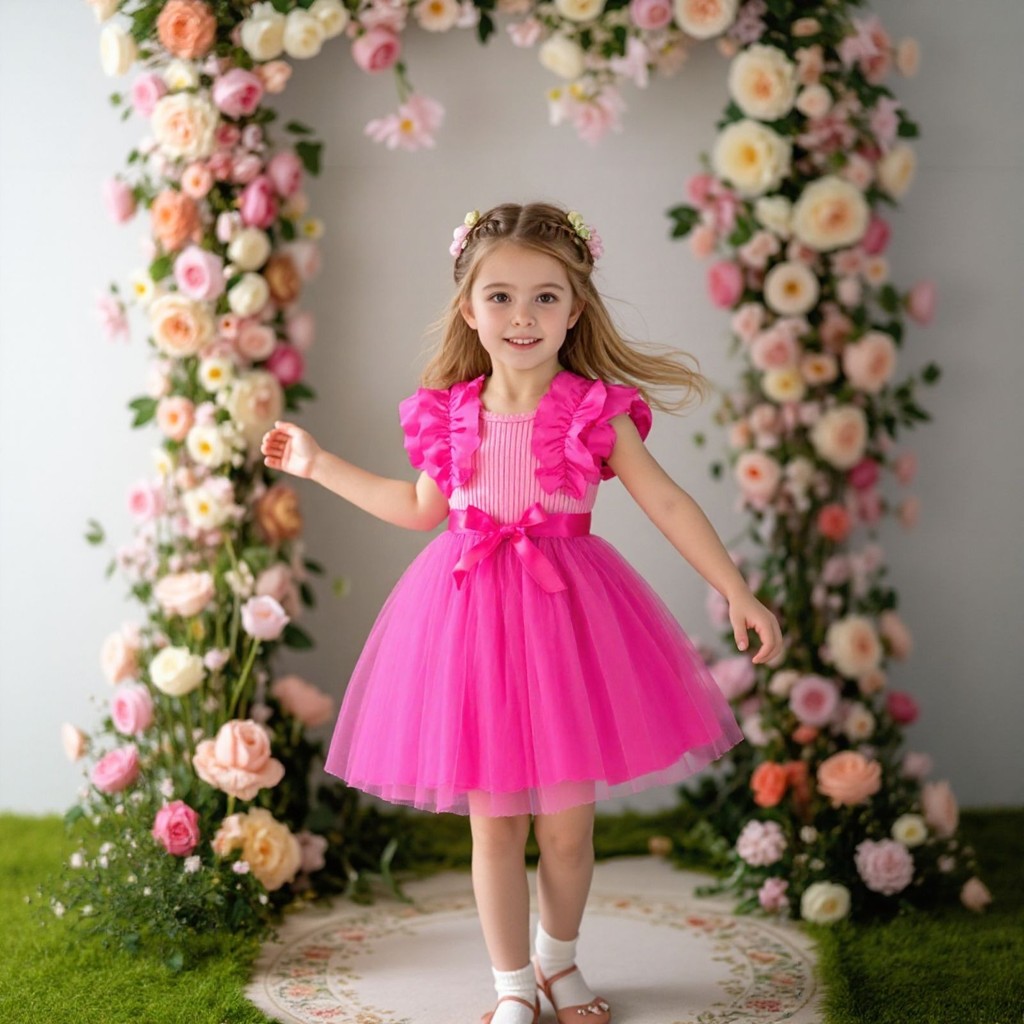 Unikids For Kids Girl Japan National Costume Lotus Leaf Edge Flying ...