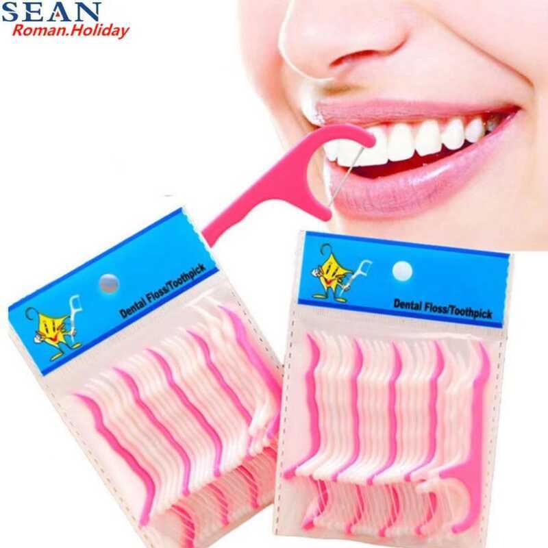 Roman Holiday 25Pcs Dental Floss Oral Care Flosser Picks Teeth ...