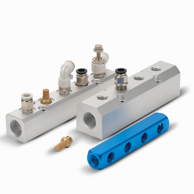 large traffic Aluminium Splitter 2 3 4 5 6 7 8 9 10 way Air Gas ...