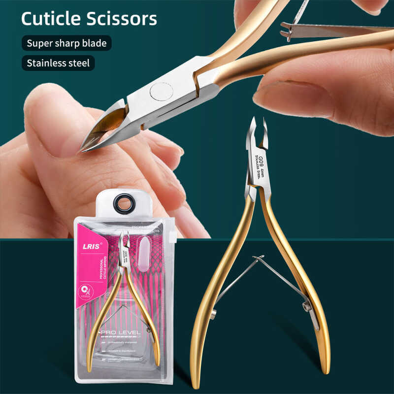 Gold Salon Special Exfoliating Dead Skin Pliers Stainless Steel Nail ...