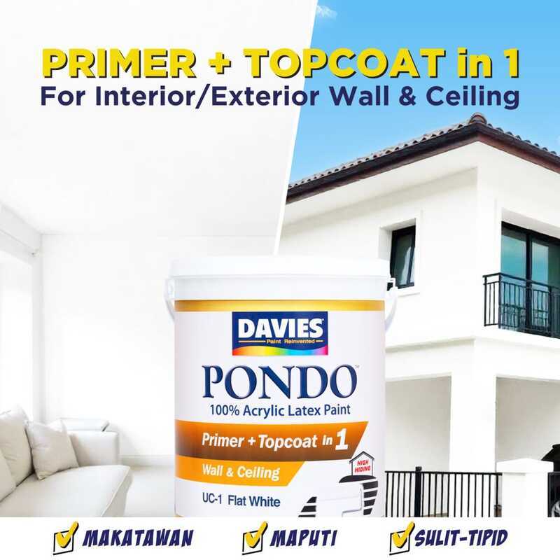 SK Davies Pondo Undercoat Latex Flat White 16 Liters Pail Uc-1 100% ...
