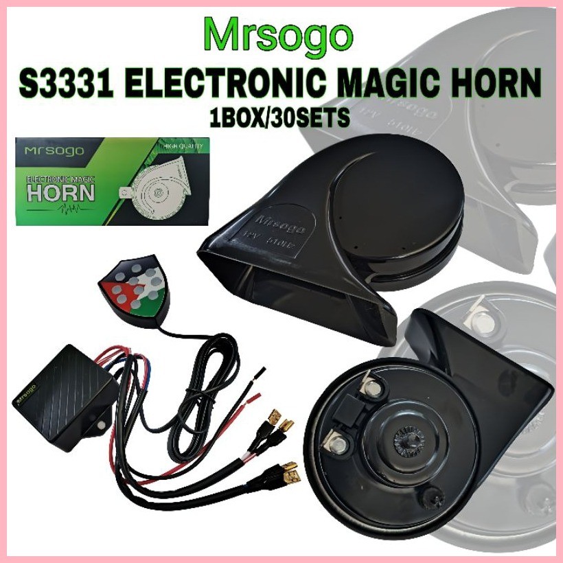 MRSOGO ELECTRONIC MAGIC HORN WITH BALLAST AND SWITCH | Shopee Philippines