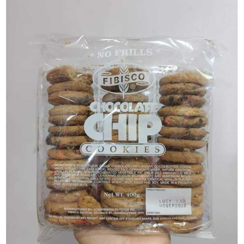 B Fibisco The Ultimate Chocolate Chip Cookies 200G To 600G | Shopee ...