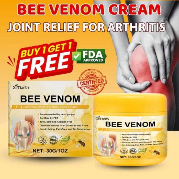 COD Bee Joint Relief Cream Arthritis Venom Pain Care 30G | Shopee ...