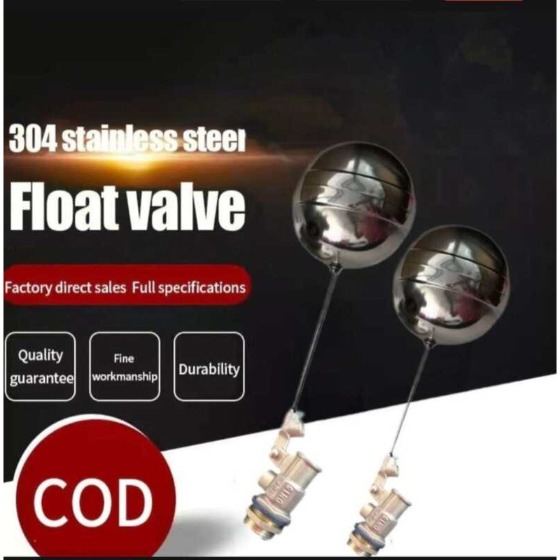 1/2"/ 3/4"Automatic Floating Ball Valve Float For Water Tank 3Dd ...