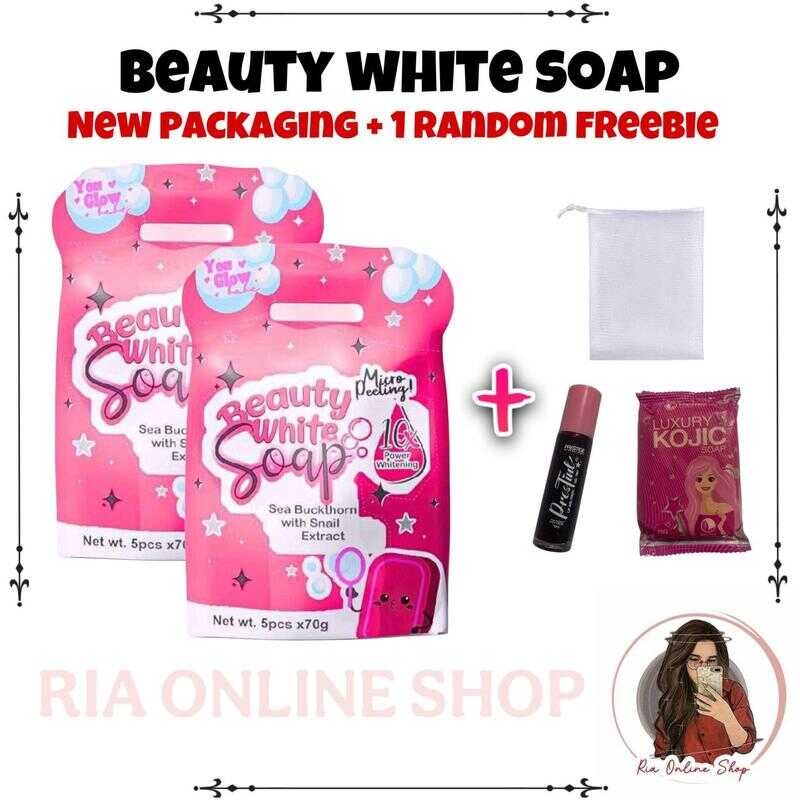 Beautywhite Soap Micro Peeling Whitens The Skin 5Pcs In One Pack ...