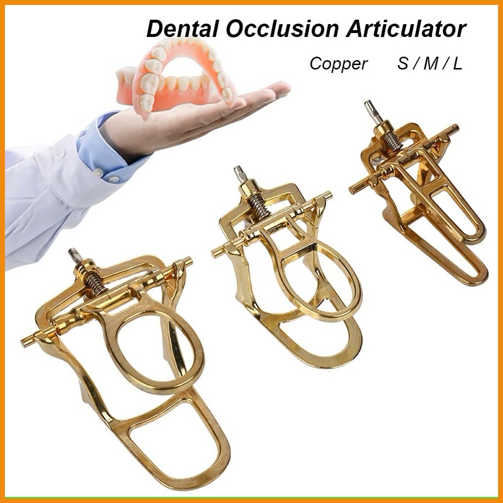 Copper Teeth Articulator Dental Lab Tool Adjustable Full Mouth Brass ...