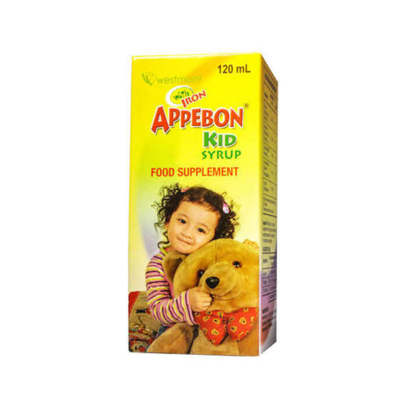 APPEBON KID SYRUP APPETITE STIMULANT W/ IRON 120Ml 5F1 | Shopee Philippines