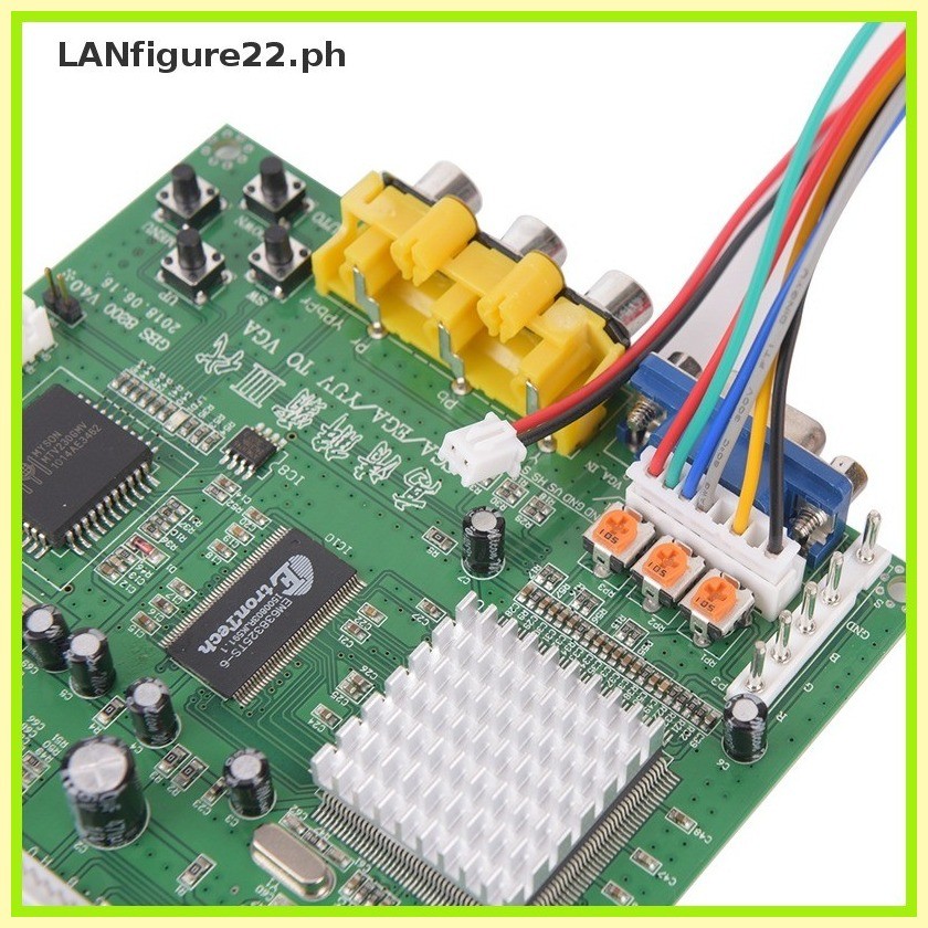 LANfigure Arcade Game RGB/CGA/EGA/YUV to VGA HD Video Converter Board ...