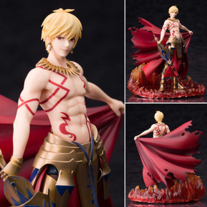 A5 Anime Toys FATE FGO Gilgamesh Gold Sparkle Figurine Model Display ...