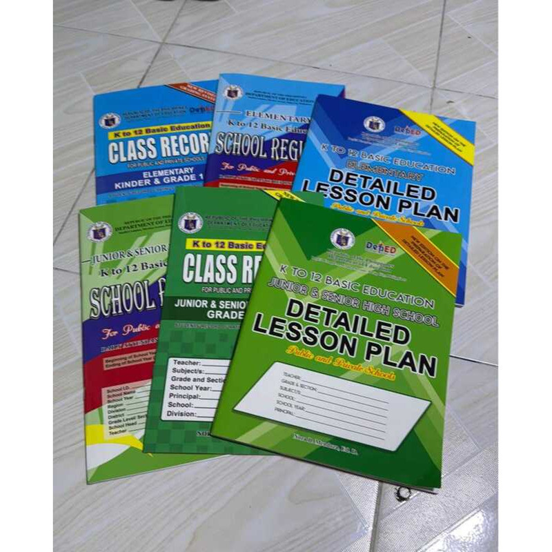 K To 12 Basic Education 3 In 1 Class Record Register Detailed Lesson ...