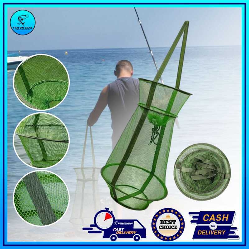 Portable Mesh Cage Foldable3-Layers Or 2-Layers Nylon Fishing Net Fish ...