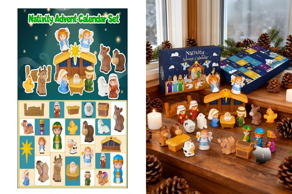 Keepsake Christmas Countdown Catholic Advent Calendar Religious ...