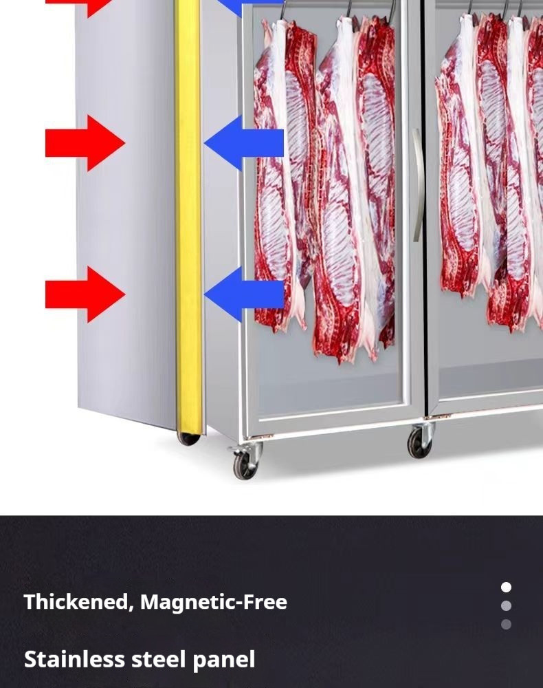 Meat hanging cabinet, commercial refrigerated and fresh meat frozen ...