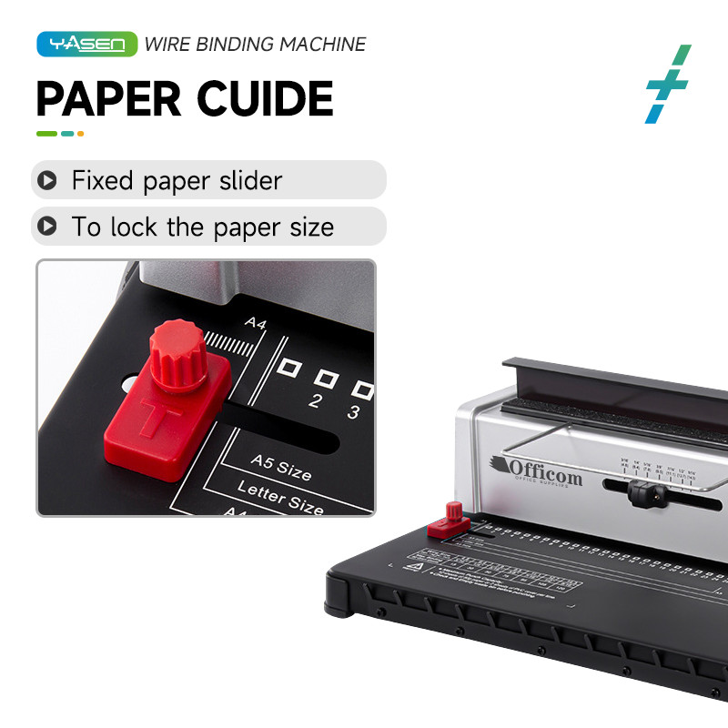 Officom Wire Binding Machine STD12A | 34-Hole DIY Bind Recipe Books ...