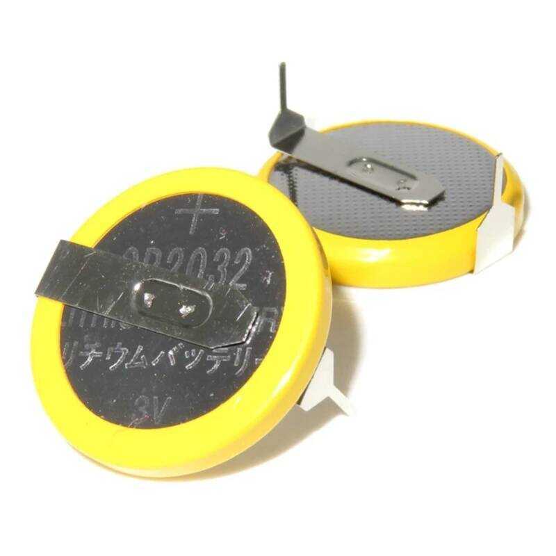 53 Set 3 25/50Pcs Tabbed Cr2032 Battery With Solder Tabs 3V Lithium ...