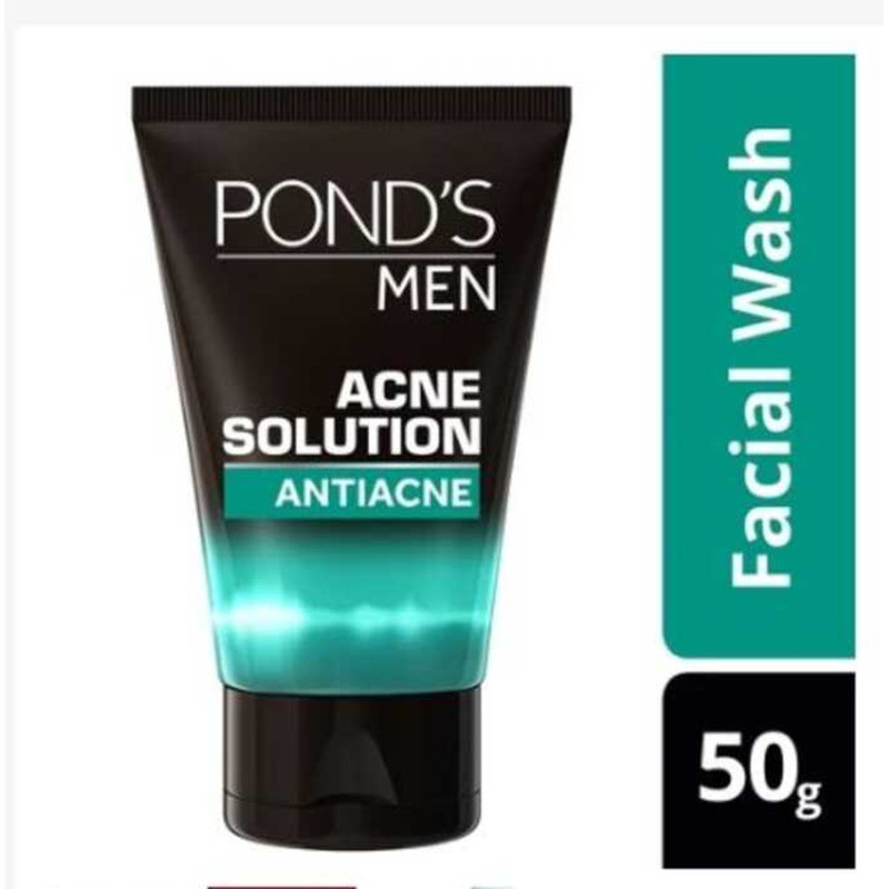 F91 PONDS Ponds Men Facial Wash Acne Solution 50G | Shopee Philippines