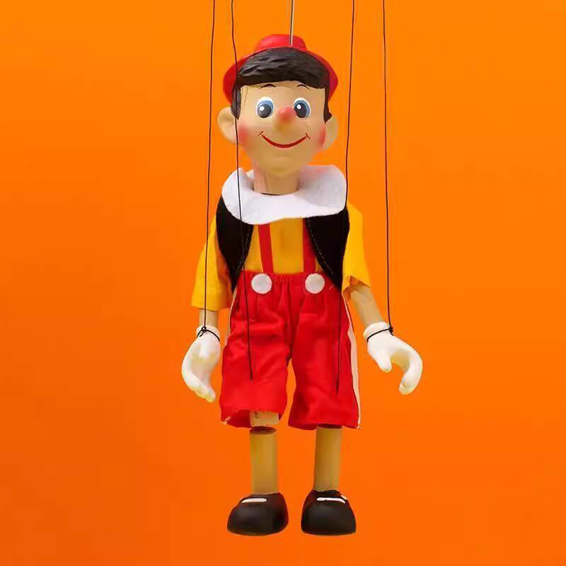 ☑♥ Pinocchio String Puppet Kindergarten Toy Doll Birthday Gift ...