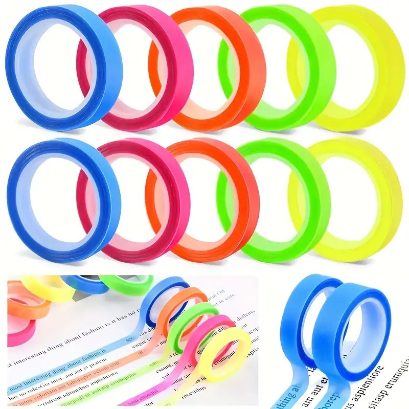 Transparent sticky note tape with sticky marking index stickers ...