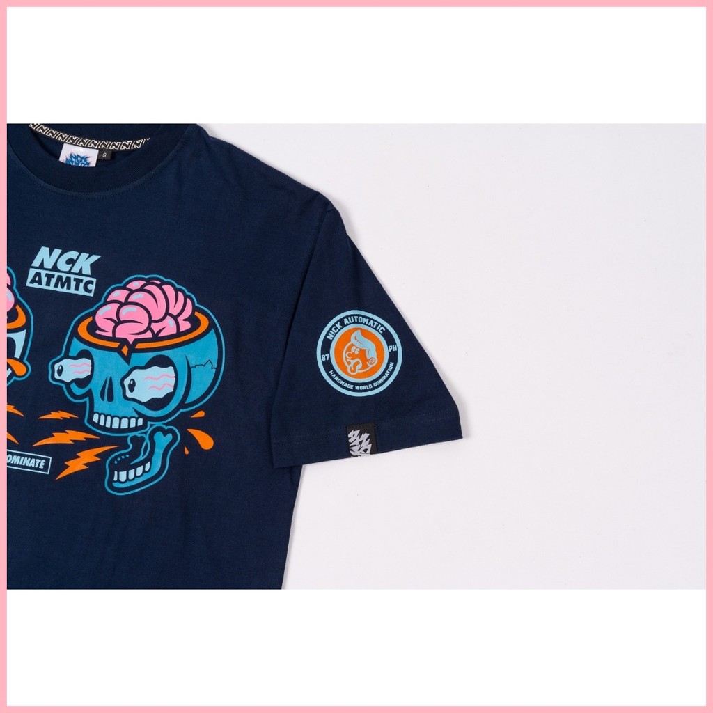 Nick Automatic "GOOBIE V2" Navy Blue T-shirt | Shopee Philippines