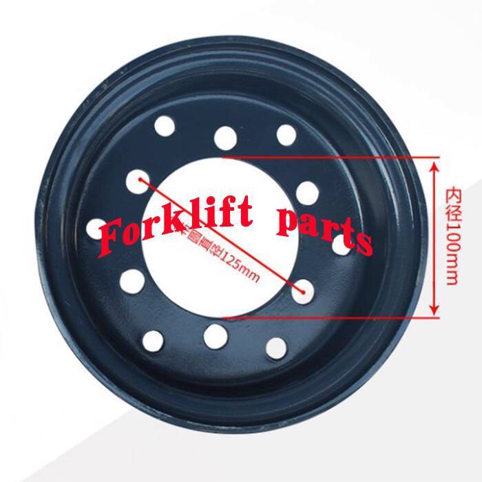 NICHIYU Forklift Parts FB10/15 Rear Wheel Rim 5.00-8 Steel Rim Two ...