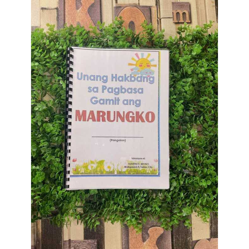 Unang Hakbang Sa Pagbasa Gamit Ang Marungko Booklet 4F1 | Shopee ...