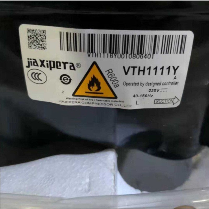 Jiaxipera Inverter Refrigerator Compressor VNX/VTB1113 VTH1116 1113Y ...