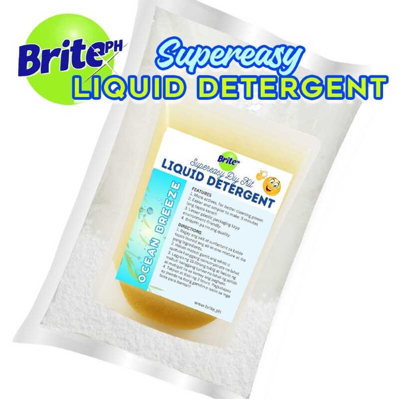 Briteph Liquid Detergent Kit (17 Liters Yield) Supereasy 0E9 | Shopee ...