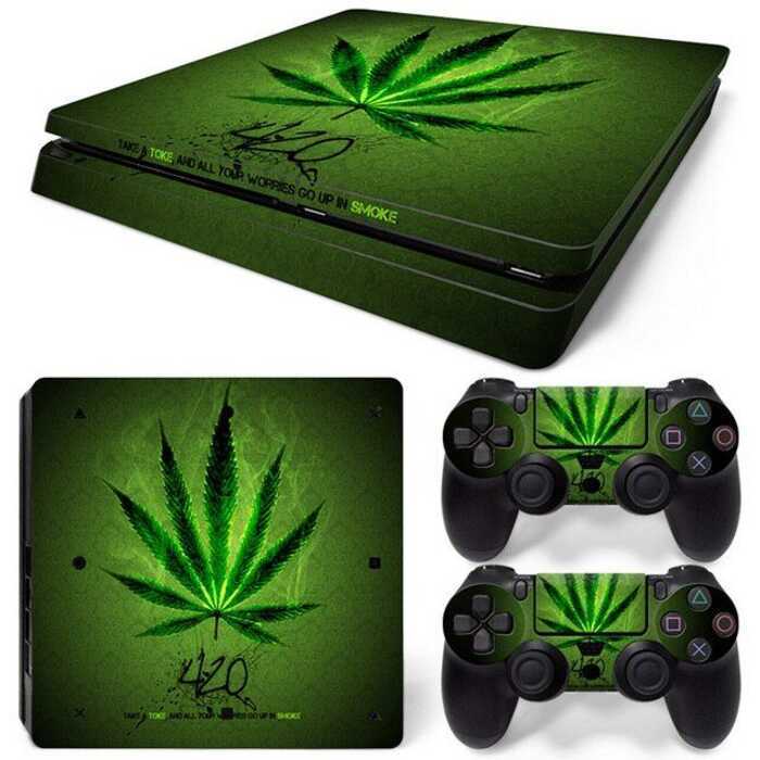 Skin Playstation 4 Console And Controllers For Ps4 Slim Gamepad ...