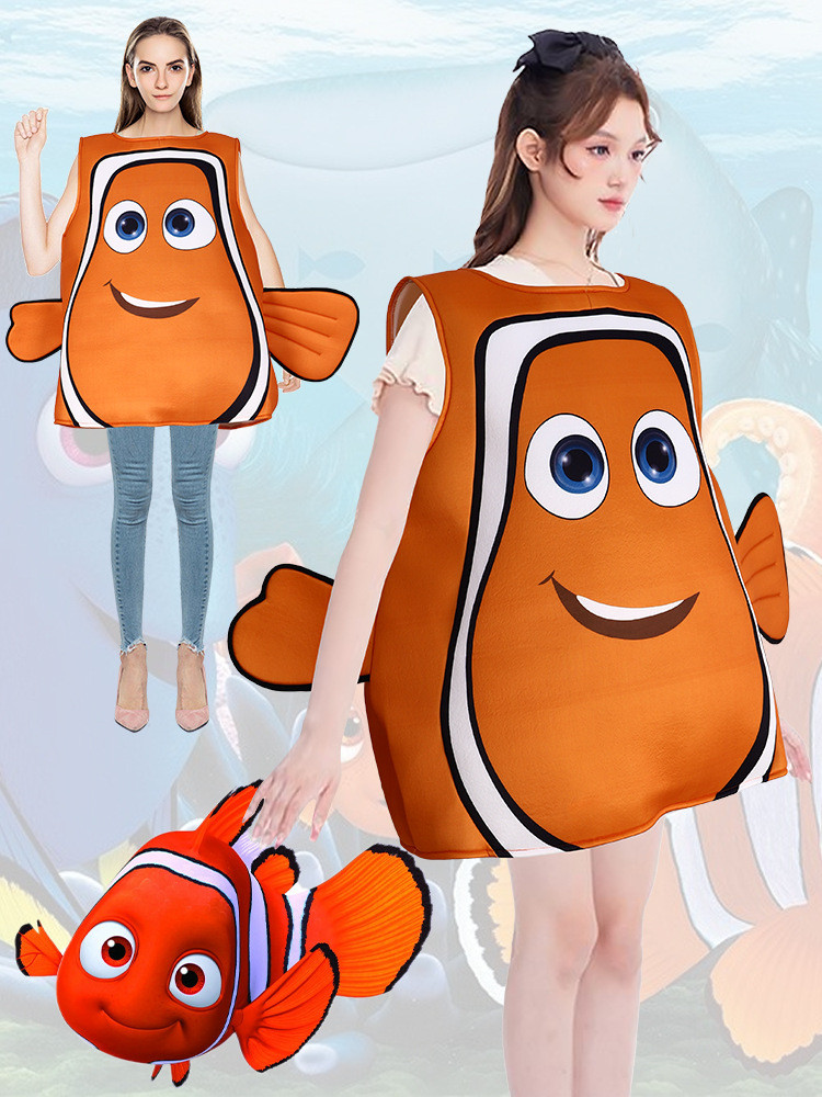 Finding Nemo Clownfish cosplay Costume Nemo Composite Sponge Halloween ...