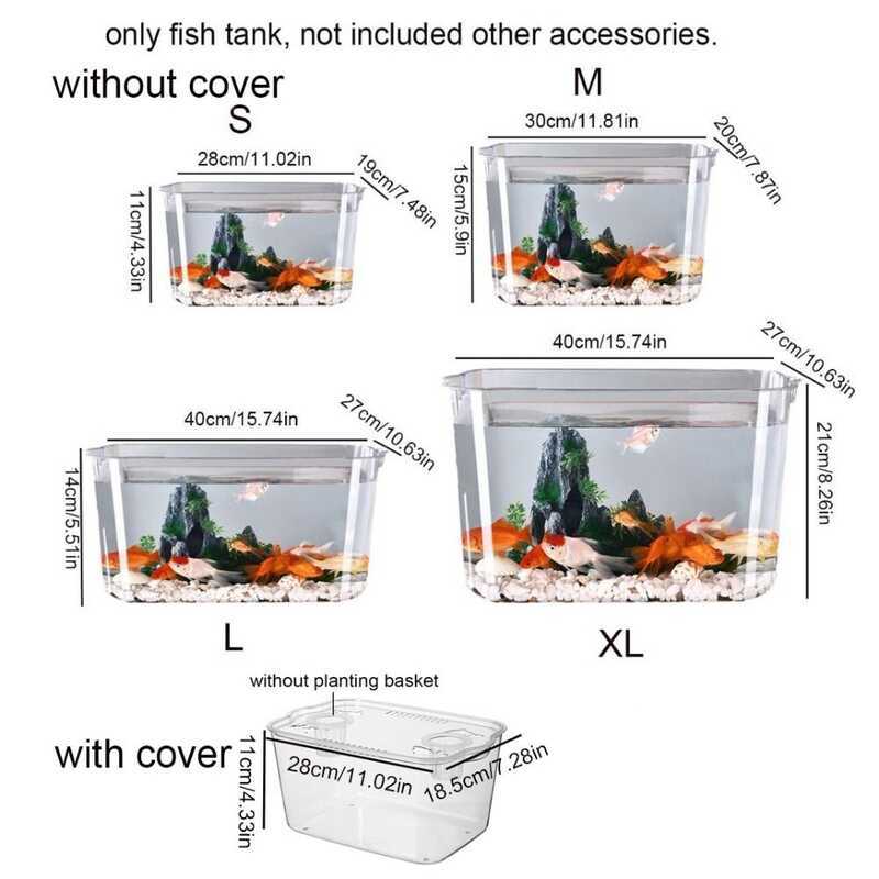 BEIBEI Transparent -Proof Plastic Fish Tank PET Fall Prevention Mobile ...