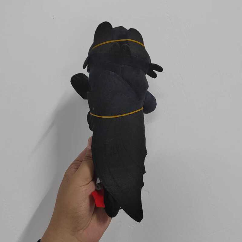 Toy Toothless Plush Doll Toothless Car Roof Ornament Little Flying ...