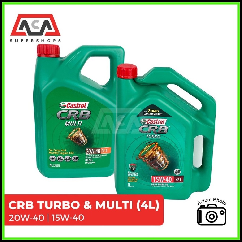 CASTROL CRB MULTI & TURBO GALLON | Shopee Philippines