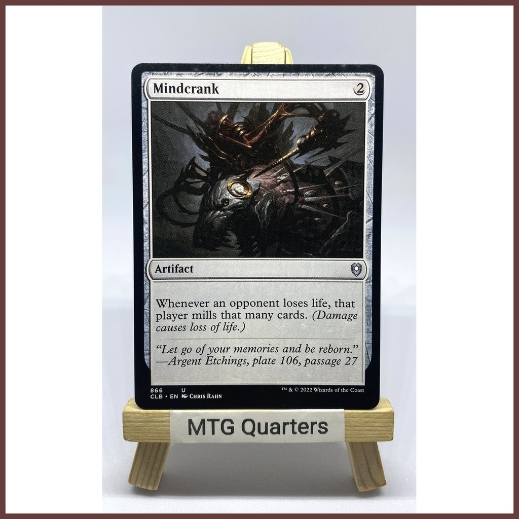 MTG Proxy Card - Mindcrank | Battle for Baldur's Gate (CLB) | Shopee ...