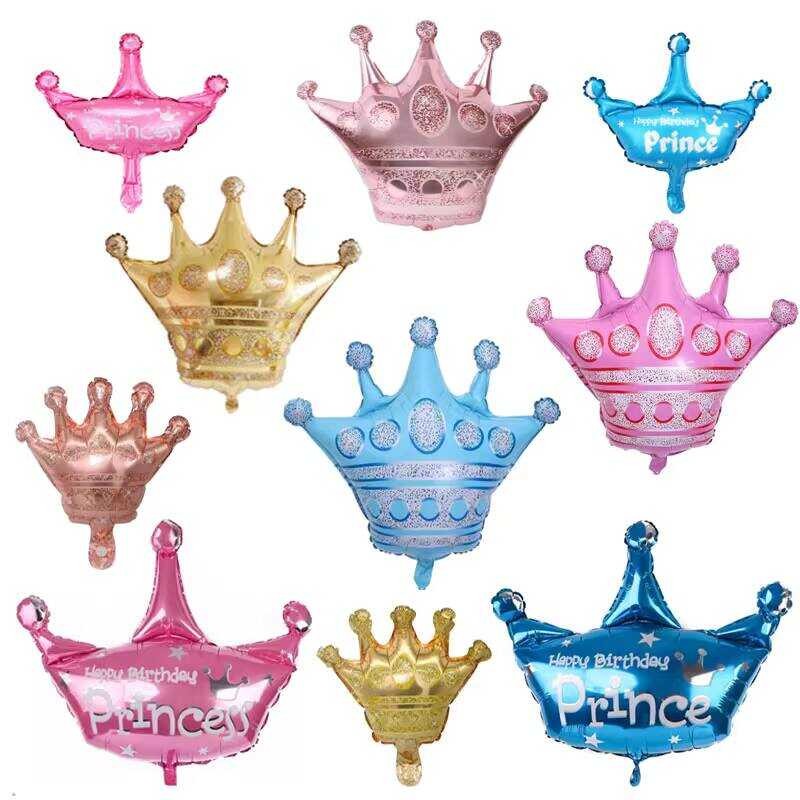 Princess Prince Crown Aluminum Film Wedding Opening Hundred Days First ...
