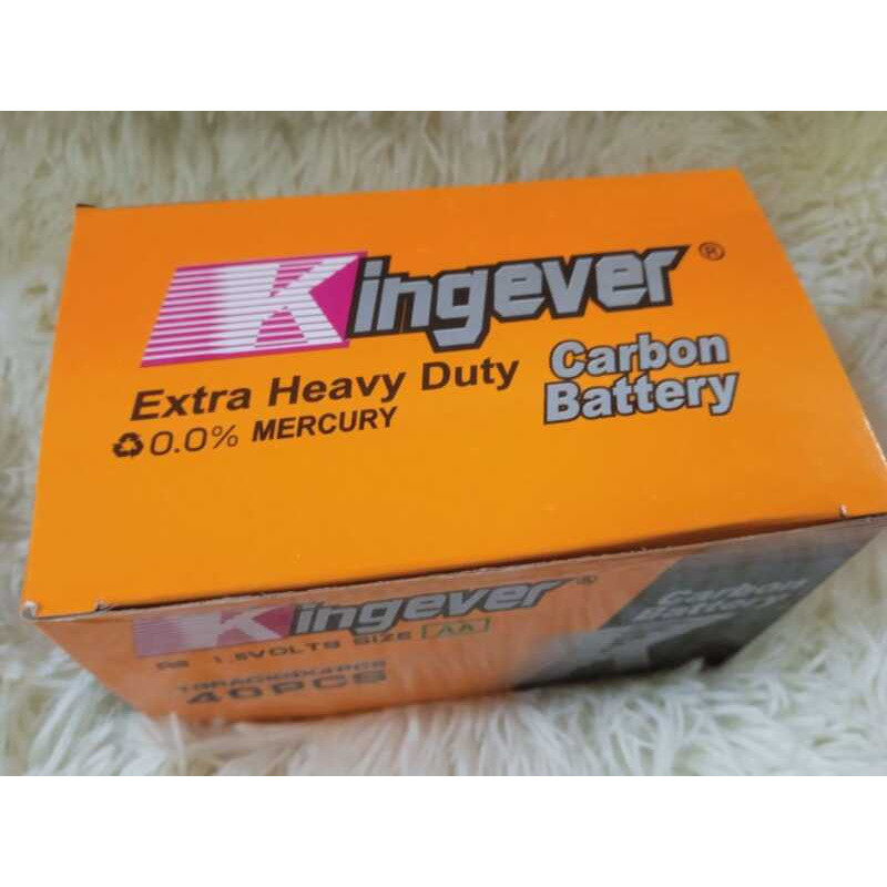 Original King Ever Battery AA 10 Pcks Or 40Pcs In A Box Extra Heavy ...