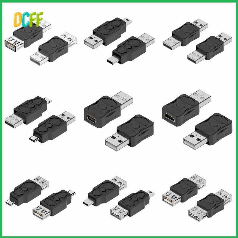 DCFF Bidirectional Usb-A To Micro USB Converter Male Female Laptop U ...