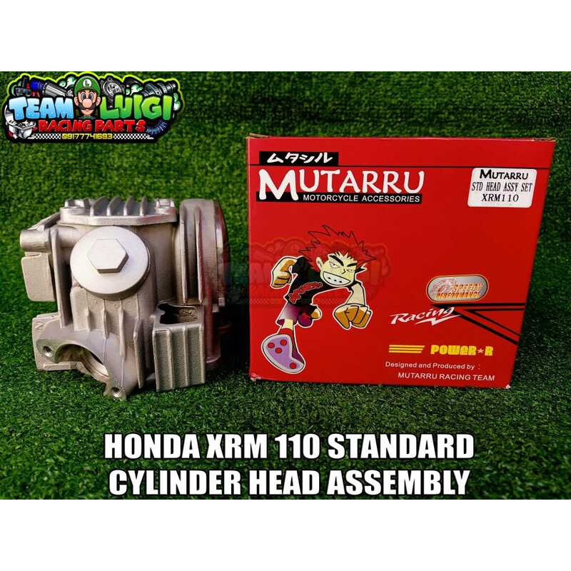 5 MUTARRU HONDA XRM 110 CYLINDER HEAD COMPLETE ASSEMBLY 7E | Shopee ...